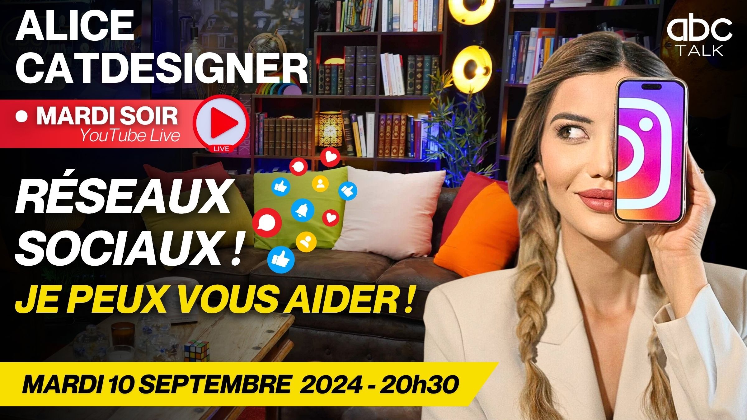 RÉSEAUX SOCIAUX! JE PEUX VOUS AIDER