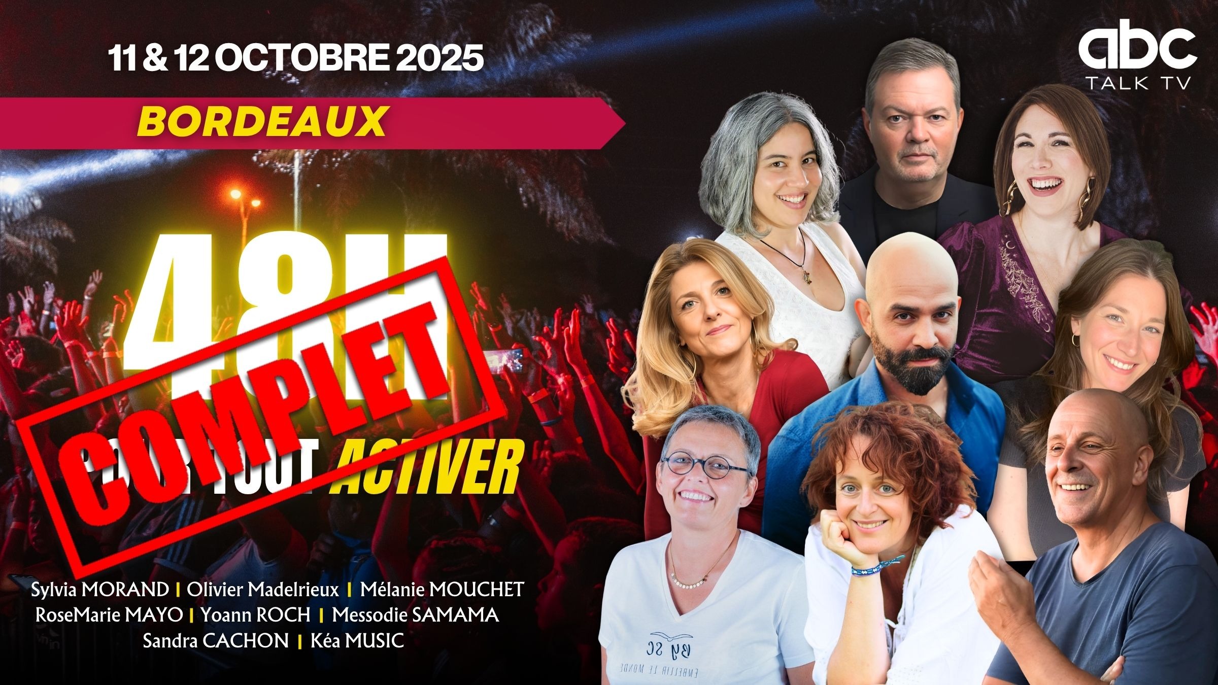 WE ABC BORDEAUX 2025 | Réservation